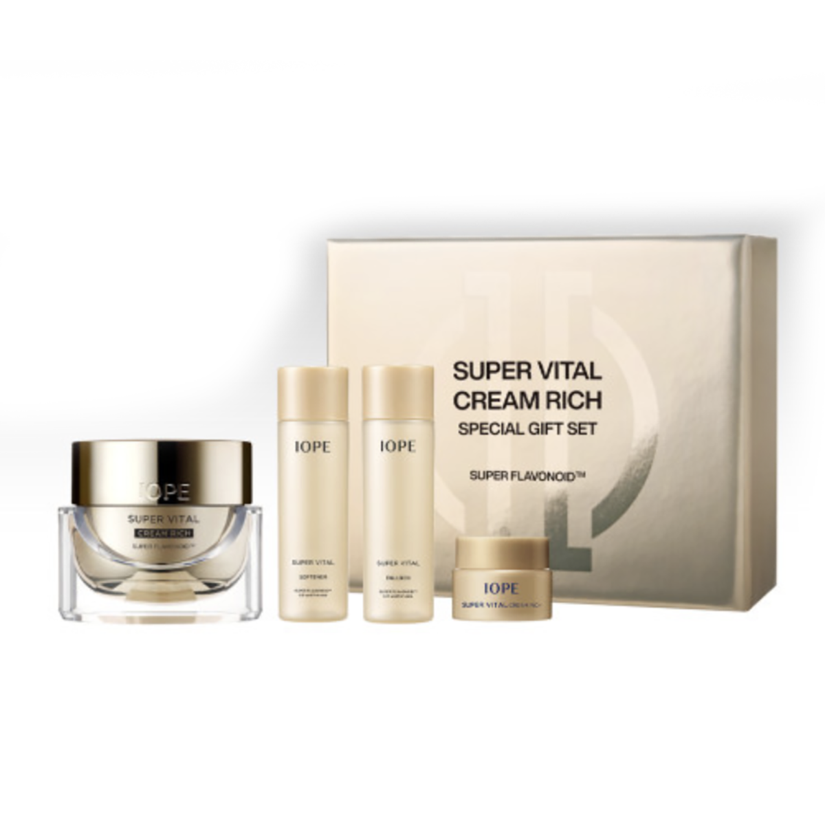 IOPE Super Vital Cream Rich Special Set 50ml(4 Items) Total Anti-aging – VEGAMONO