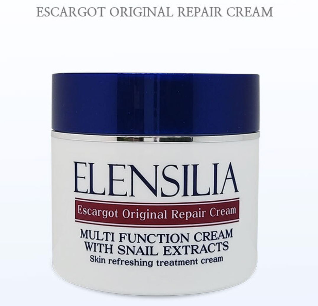 ELENSILIA Escargot Original Repair Cream 50g x 2ea skin Moisture refre ...