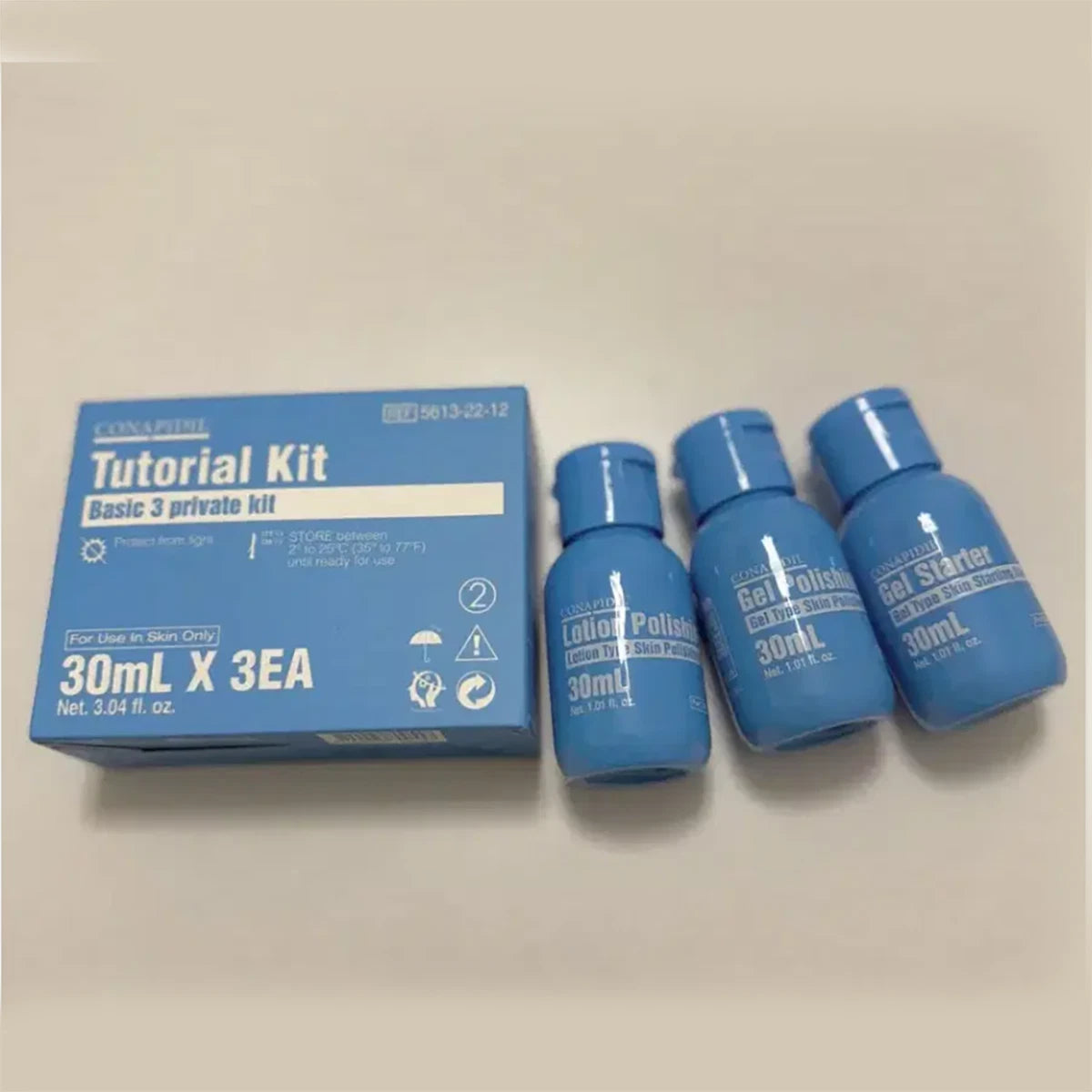 Conapidil Tutorial Kit basic 1 Set(30ml x 3ea) Travel Toner & Cleanser ...